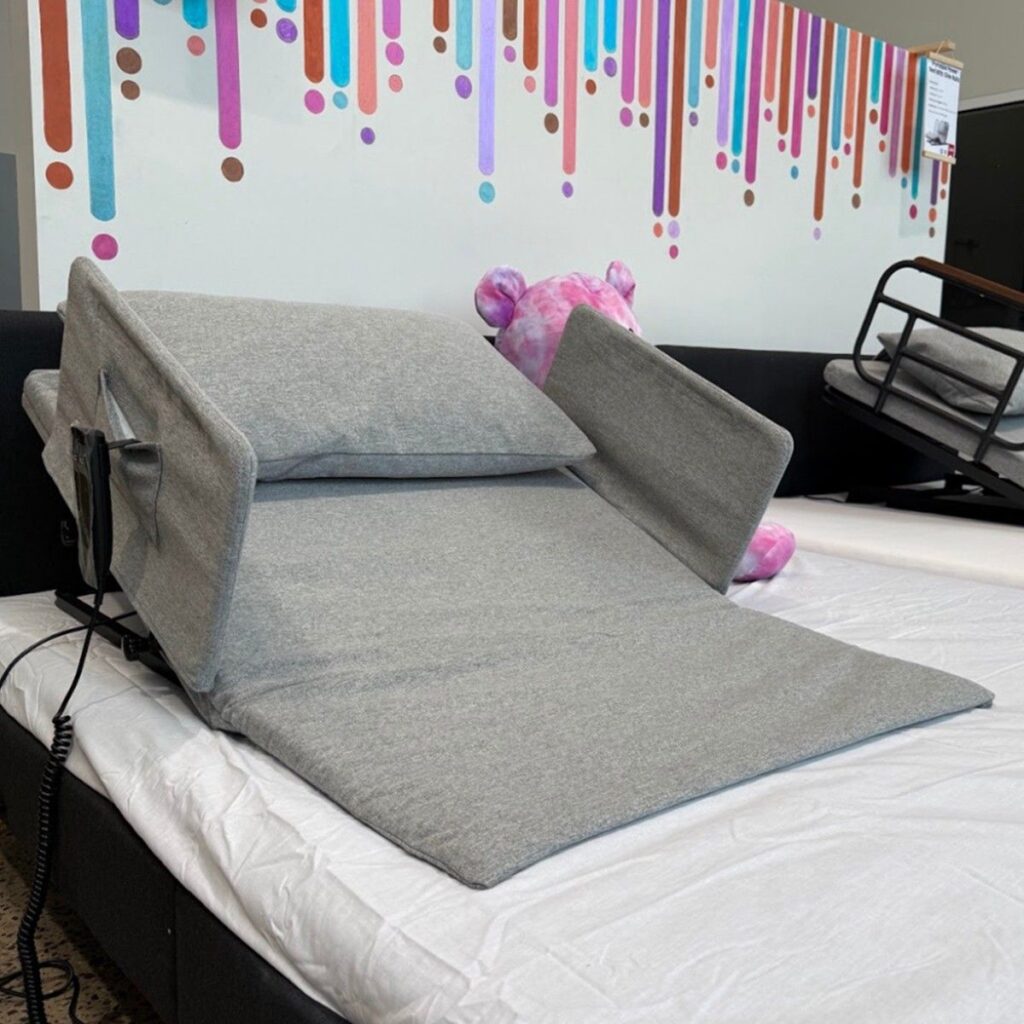 Buy Portable Power Backrest with Side Rails | Care With Us